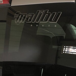 MALIBU Boat Logo Decal. Free Shipping. - Etsy