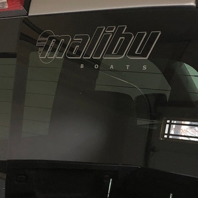 MALIBU Boat Logo Decal. Free Shipping. - Etsy