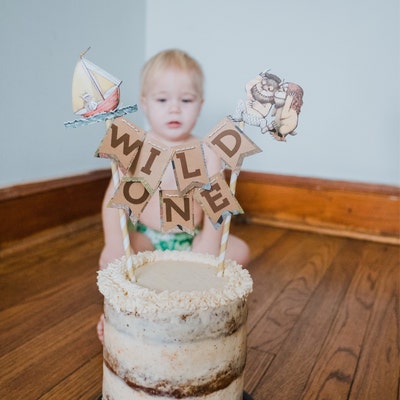 Where the Wild Things Are Cake Topper, Wild One Cake Topper, Wild One ...