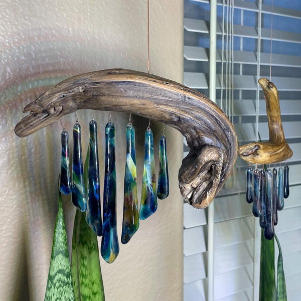 Tinkly Winkler Stained Glass Wind Chimes - Etsy