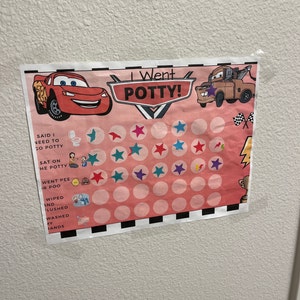 Thomas Train Potty Chart, Train Reward Chart, Toddler Potty Chart ...