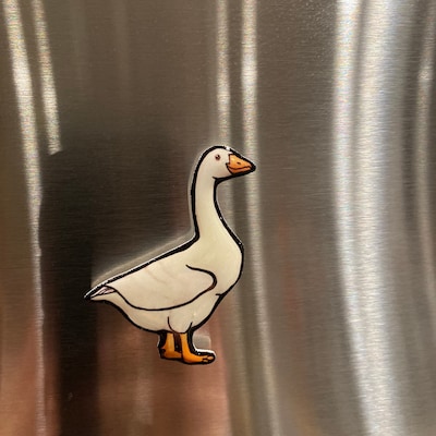 Goose Magnet: Great Gift for White Goose Farm Lover for , Locker or ...