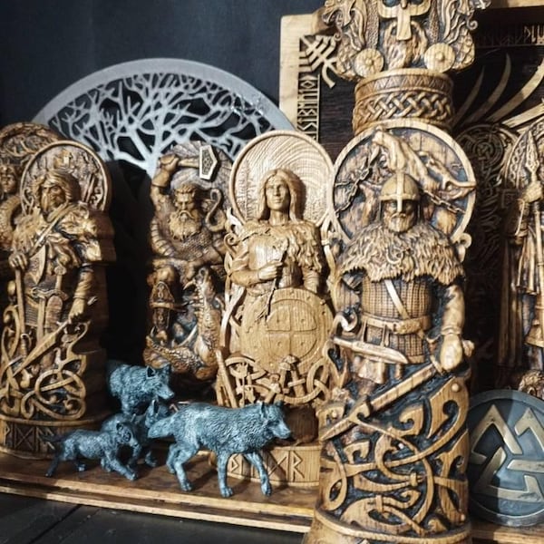Baphomet Statue Home Altar for Wicca and Occult Enthusiasts - Etsy