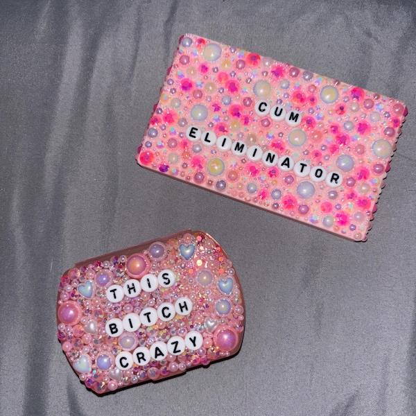Custom Bedazzled Pill Box: Rhinestone Travel Case - Etsy