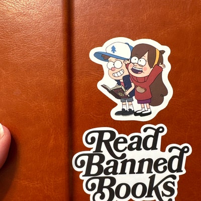 Read Banned Books Sticker / Banned Books Sticker / Reading Sticker ...