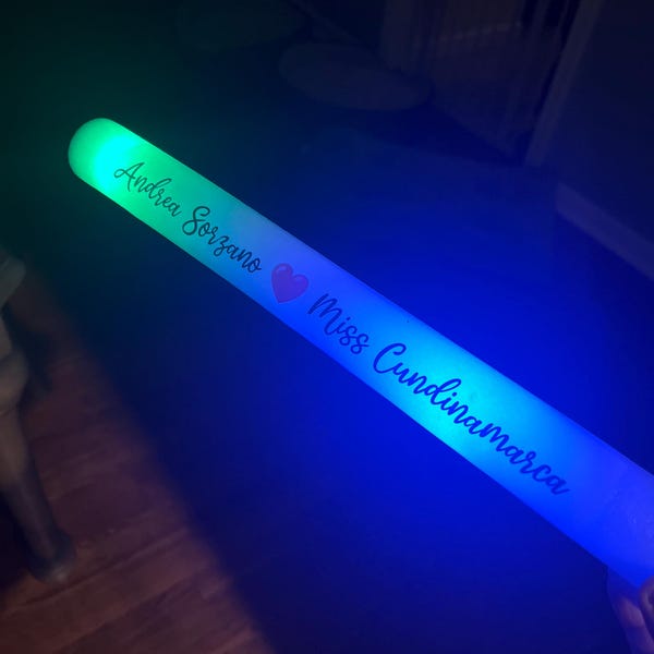 Quinceanera LED Party Foam Glow Sticks 50 Pack Multi-color 16 Inch ...