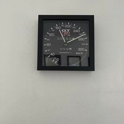 Vintage JDM Nissan Skyline R32 GT-R Speedometer Wall/shelf Clock - Etsy UK