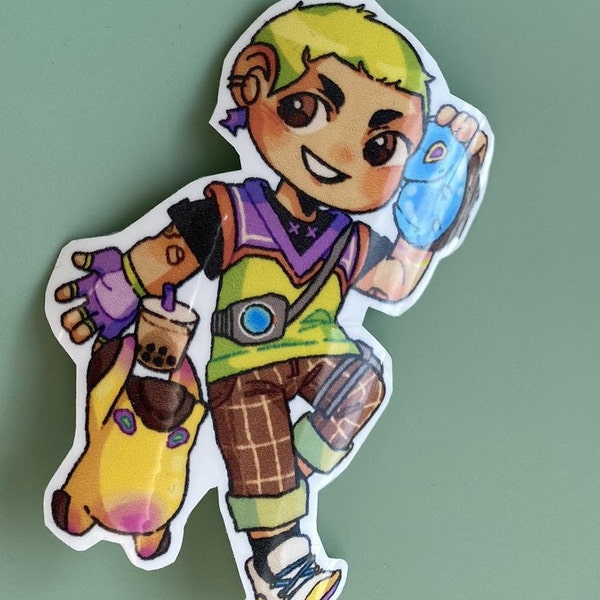 Valo Initiator Sticker Set, Chibi Matte Vinyl Stickers, Gaming Cute ...