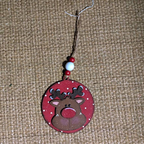 Santa, Nerdy Reindeer, Gingerbread Man, DIY Kit or Hand-painted ...