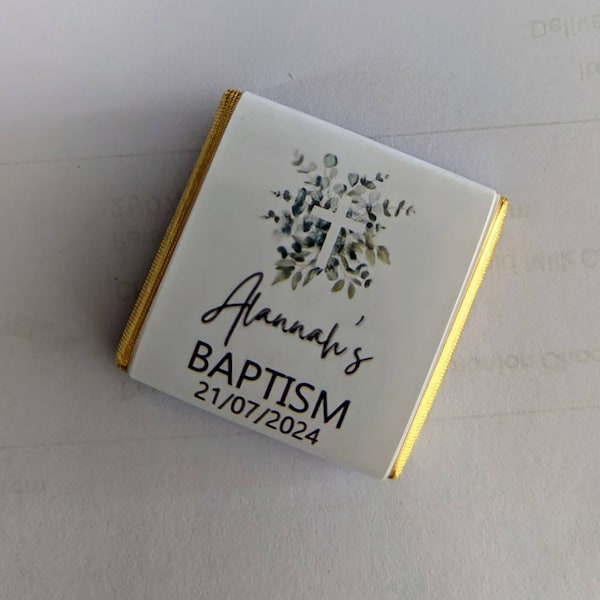 Personalised Happy Birthday Party Favours Chocolate Favours Black ...