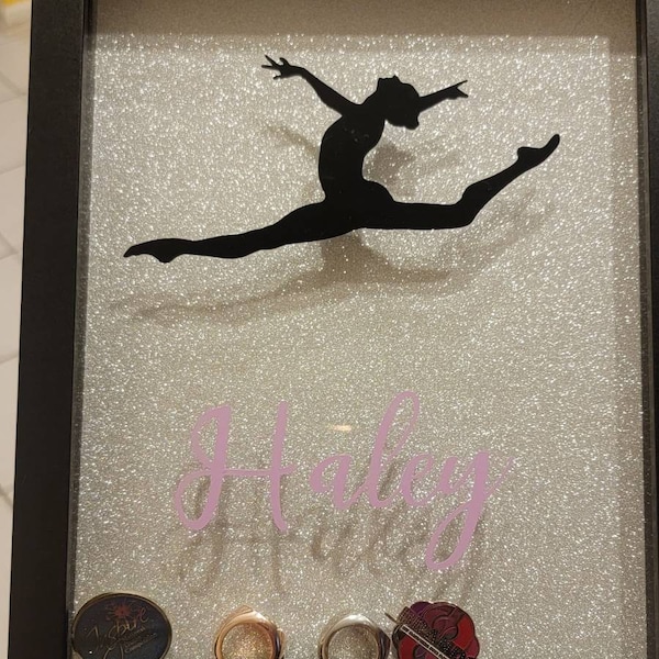 Personalized Dance Shadow Box | Competition Pin Holder | Display Case ...
