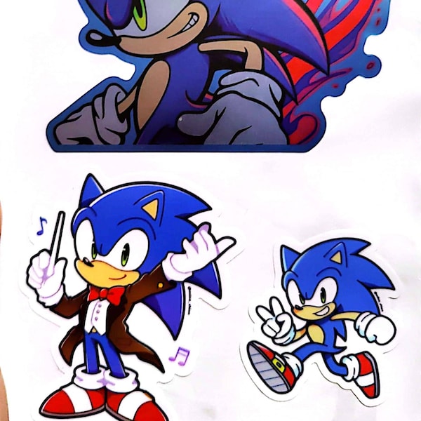 Mini Sonic Sticker - Etsy
