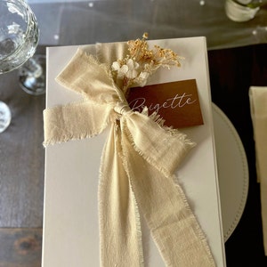 Neutral Boho Bridesmaid Proposal Box With Personalization and Magnetic ...