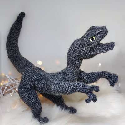 Velociraptor Pattern by Crafty Intentions DIGITAL PDF Downloadable - Etsy