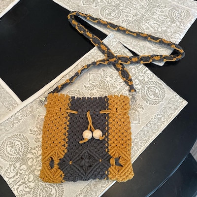 PDF Tutorial of Macrame Flower Strap Bag/macrame Strap Diy/macrame ...