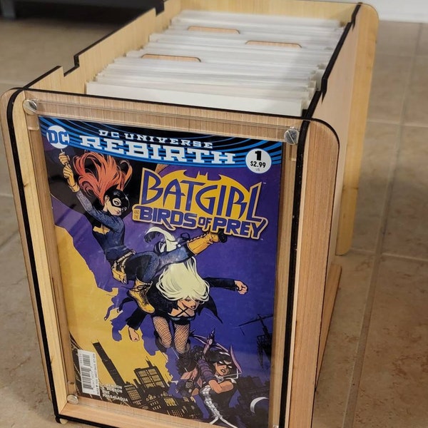 45 RPM Record Storage Box & Display Frame PLUS 3 Alpha Record Dividers ...