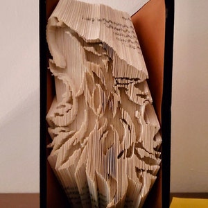 Cut and Fold Combination Book Folding Pattern Wolf Howling 499 Pages - Etsy