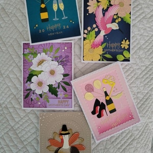 Lemon Tree Branch Card, Handmade Floral Lemon Greeting Card, Die Cut ...