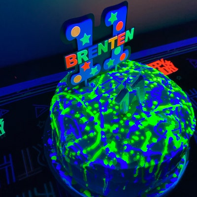 Lumo Glo Paint AND Airbrush Food Color GEL by Rolkem UV Glow in the ...