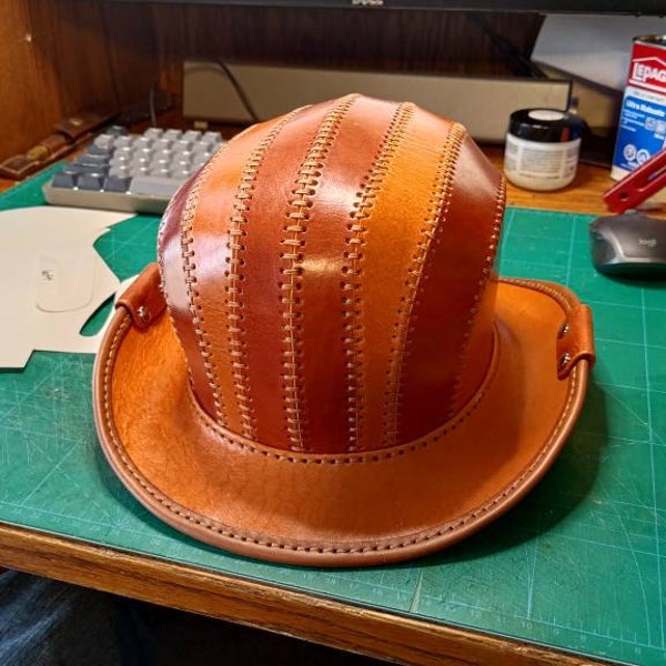 Leather Bowler Hat Pattern - DIY PDF With Easy Video Tutorial - Etsy