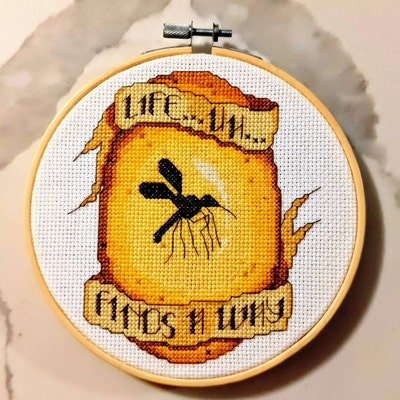 Pretty Floral Bonnet Firefly Cross Stitch Pattern - Etsy