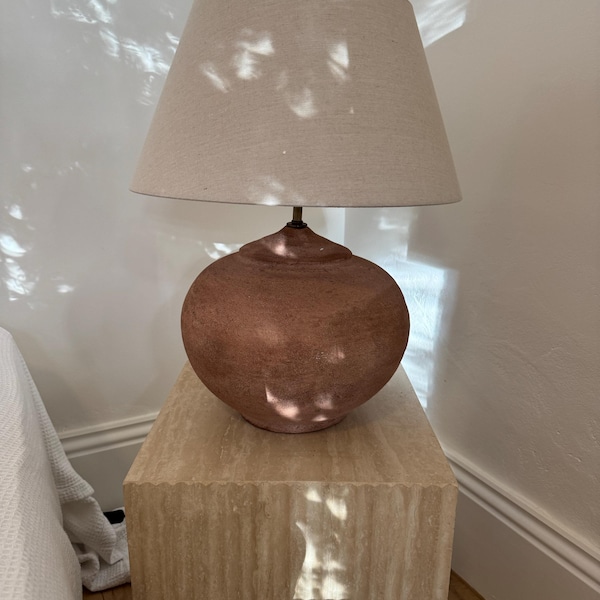 White Linen Textured Conical Lampshade Large Lamp Shade Nordic Boho ...