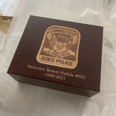 Police Department Personalized Cigar Humidor Box - Etsy