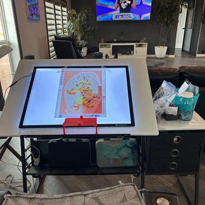 3D Printed 5D Diamond Painting Tray Table for Slanted Surfaces ...