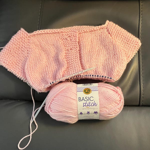 KNITTING Pattern-the Brink Sweater (2, 3/4, 5/6, 7/8, 9/10, 11/12, S, M ...