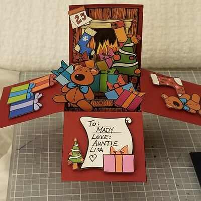 Treasure Castle Explosion Box Template Printable Ready for Manual and ...