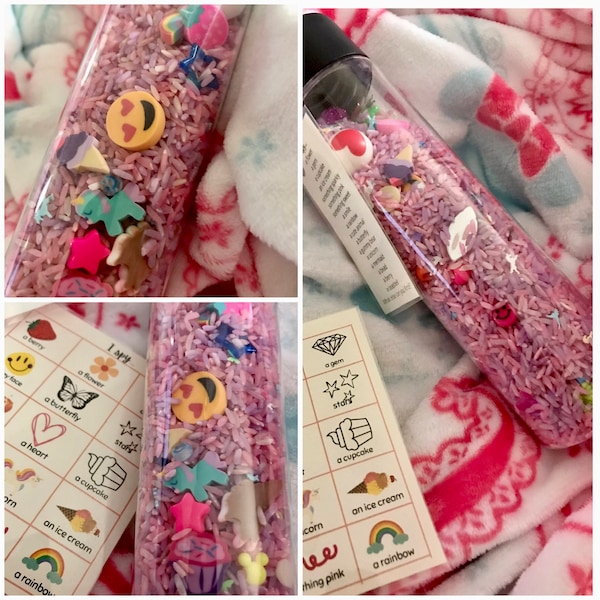 I Spy JUMBO Jar 16oz| Seek and Find |sensory Bottle | Calm Down Jar ...