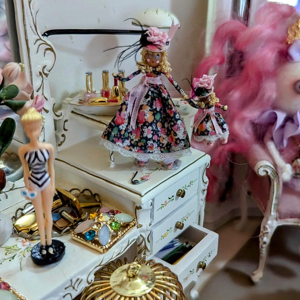 Dollhouse Miniature Incredible Wardrobe With Brass by Rohit Khanna of ...