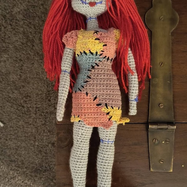 Sally Crochet Pattern 14'' Inch, Ready for Halloween and Chrismas! - Etsy
