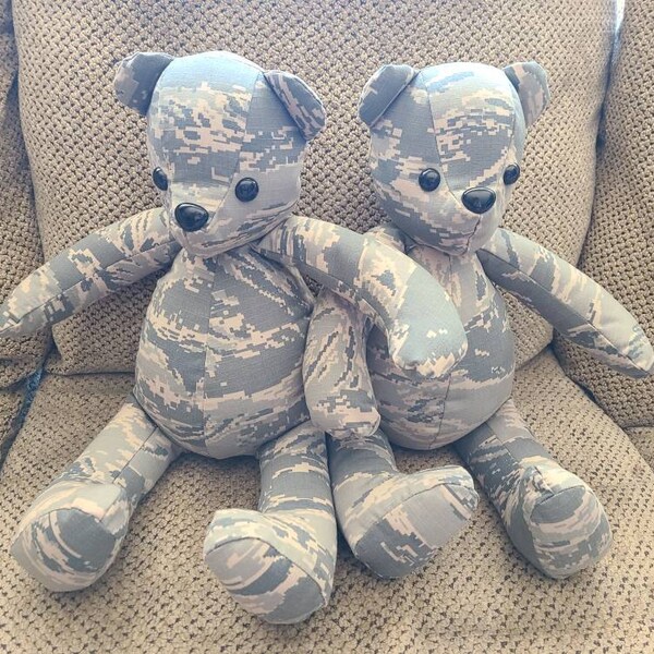 Memory Bear Pattern VIDEO Tutorial All Sizes Included, Keepsake Bear - Etsy