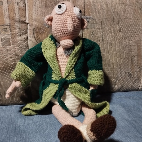 Dirty Old Man Gramps, Amigurumi Doll Crochet Pattern, Crocheted Dolls ...