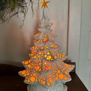 Atlantic confetti Barrel Ceramic Tree - Etsy