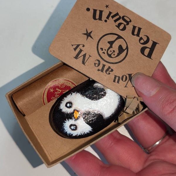 Pet Ghost Painted Rock Pocket Hug, Creepy Cute Ghost Hug & Personalised ...