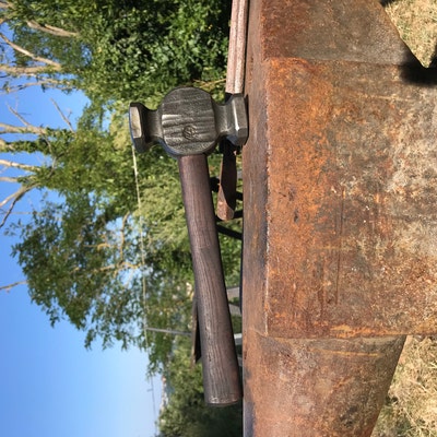 Blacksmith Hot Punch Rounding Hammer 2.2lb Square Punch - Etsy