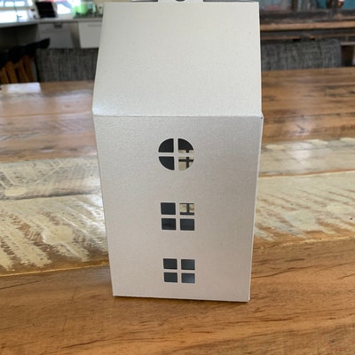 Village Gift Box SVG, Advent Box SVG, Favor Box SVG, Box Template ...