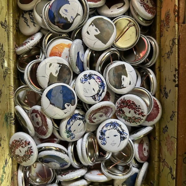 100 1 Inch Full Color Custom Buttons. We Can Make ANY Size Quantity in ...