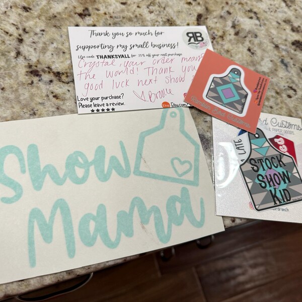 Custom Ear Tag Decal - Etsy