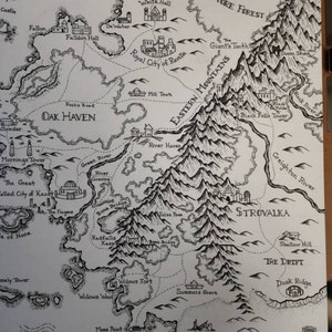 Custom Fantasy Map - Etsy