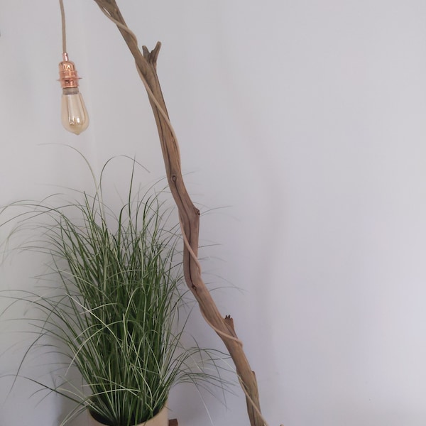 Boho Wooden Clothes Rack, Clothes Hanger, Handmade With Hazel and Solid ...