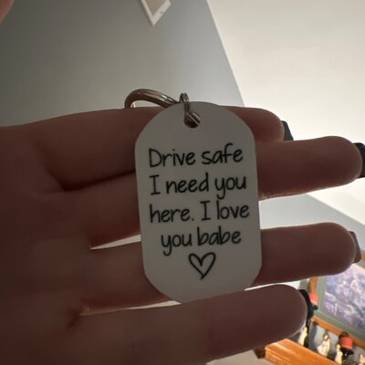 Personalized Text Keychain Doubled Sided Picture Keychain - Etsy