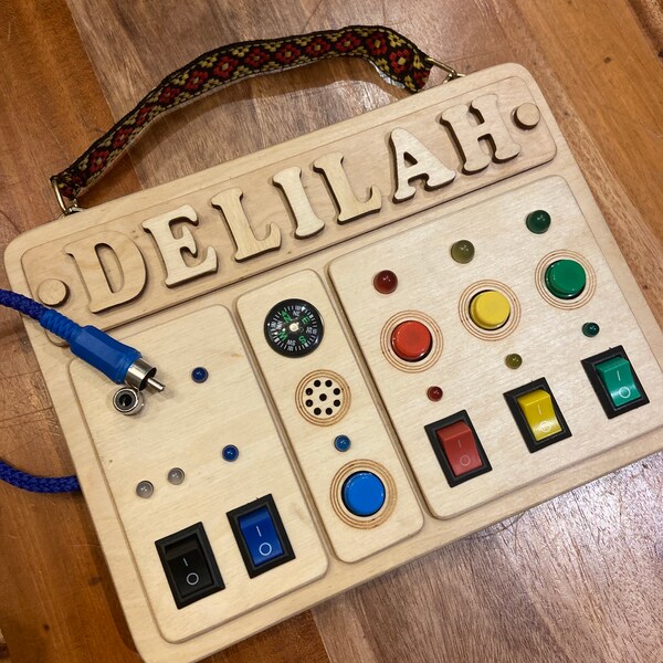 Busy Board, Dementia Sensory Board Adults, Activity Boards for Seniors ...