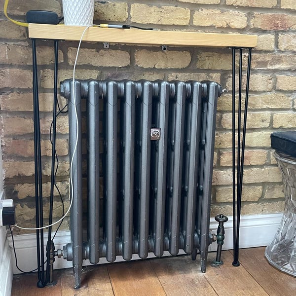 RUSTIC Console Table SLIMLINE With Hair Pin Legs | Reclaimed Timber ...