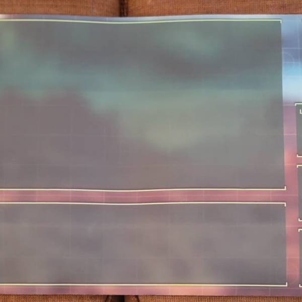 Fallout Menu Zones - 24"x14" - Zoned Playmat MTG - Board Game Mat for ...