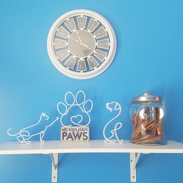 Labrador, Dogs Breeds, Minimalist Art Plastic Sculpture, Shelf Home ...