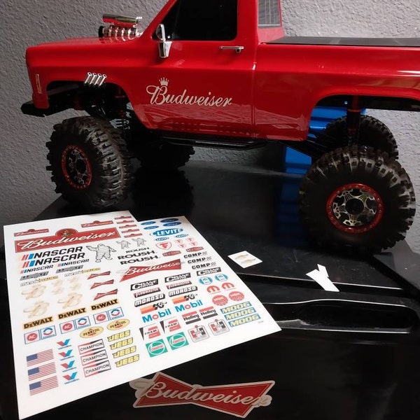 RC Racing Decals set-04 for 1/10, 1/12 Scale Vehicles - Etsy