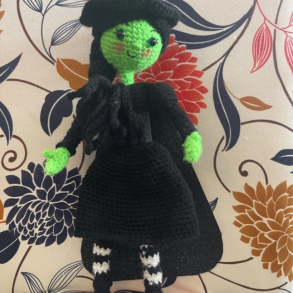 Wicked Witch Doll Crochet Pattern: Amigurumi Wizard of Oz (PDF Pattern ...